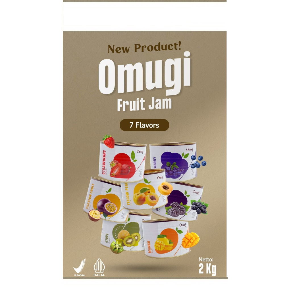 Jual Omugi Fruit Jam Selai Impor kemasan 2kg tersedia 7 rasa | Shopee ...