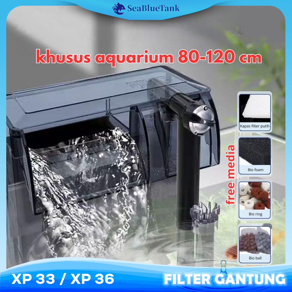 Jual SBT Filter Gantung Aquarium XP 33 / XP 36 Aquascape Hang-on Filter ...