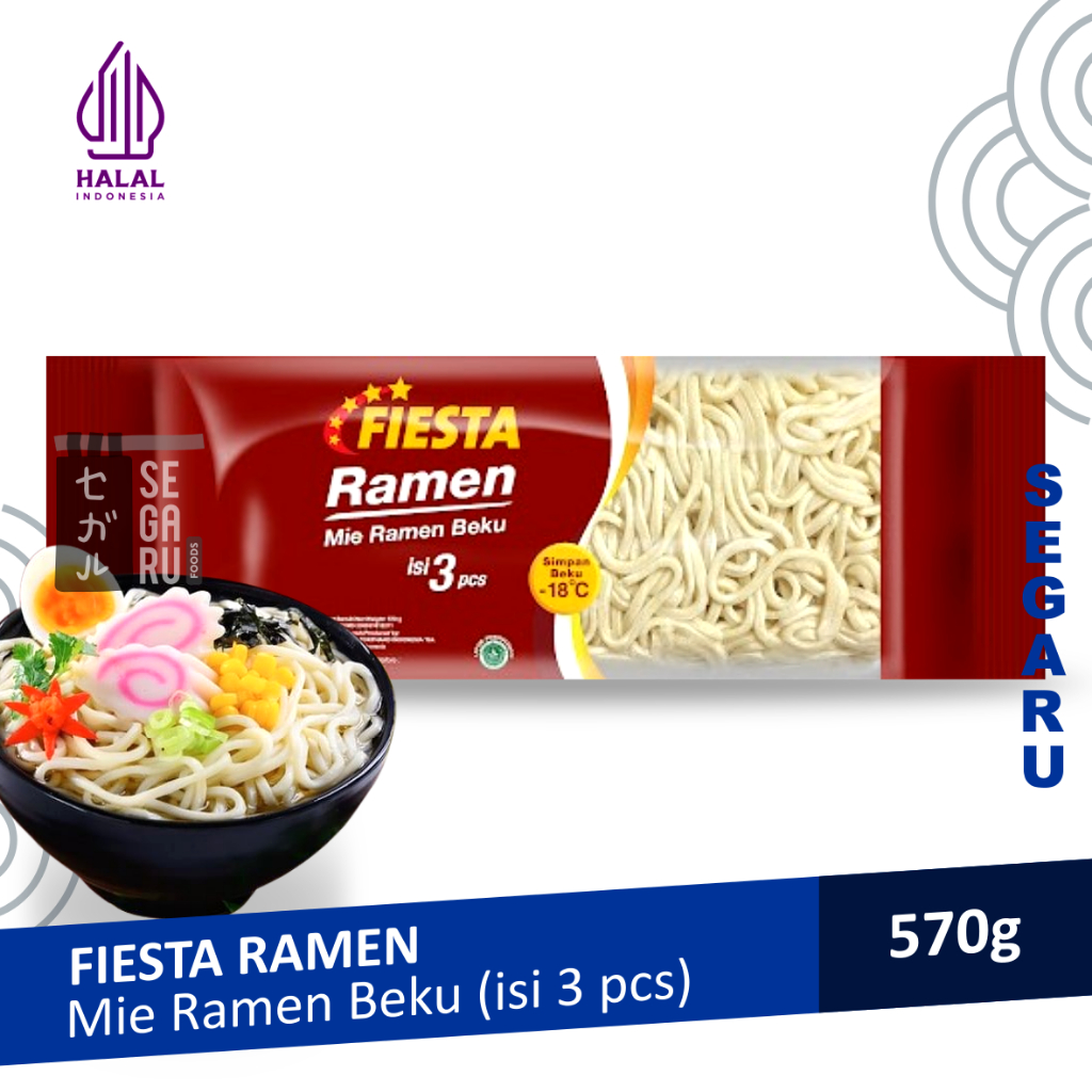 Jual FIESTA Ramen Frozen | Mie Ramen Beku 570gr | Shopee Indonesia
