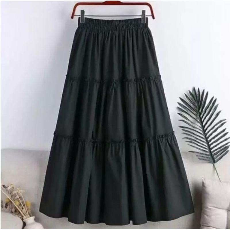 Jual Rok Susun Dewasa atau Rok Umpak kekinian Cringkle airflow | Shopee ...