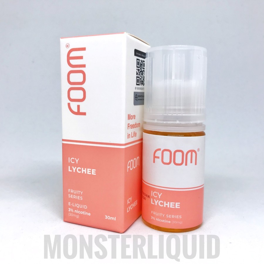 Jual SALT FOOM ICY LYCHEE BY FOOM LAB 30MG 30ML | Shopee Indonesia