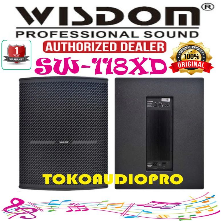 Jual Subwoofer Aktif Wisdom SW-118XD 18-Inch Aktif Subwoofer Wisdom ...