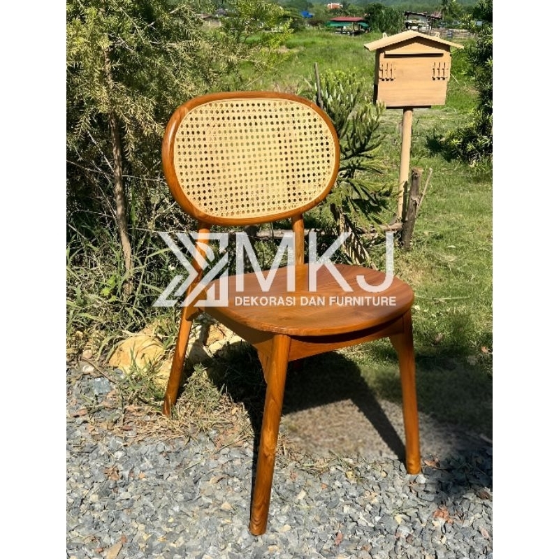 Jual DINING CHAIRS ROTAN/KURSI CAFE ROTAN/KURSI MAKAN ROTAN JATI SOLID ...
