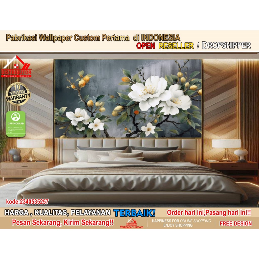 Jual Wallpaper Dinding Custom 3D Mural | Wallpaper Mural | Wallpaper ...