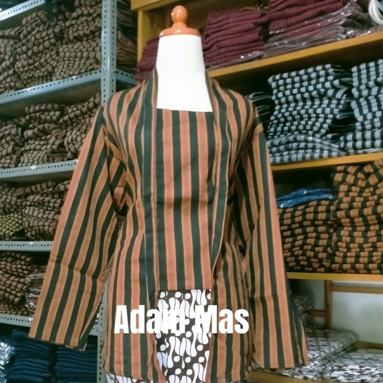 Jual Baju lurik Wanita Dewasa/Baju Kebaya Adat Jawa/Baju Lurik Wanita/Kebaya Lurik Jogja Solo ...