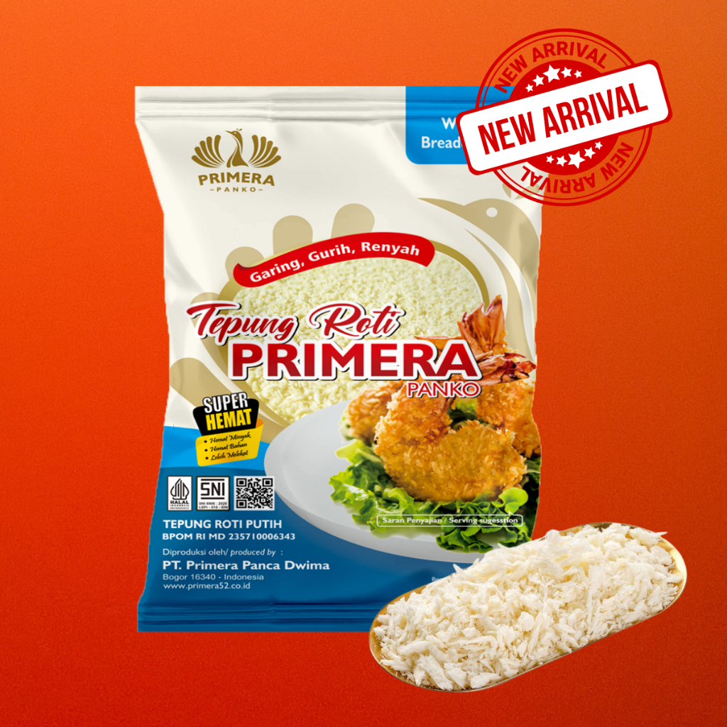 Jual PRIMERA PANKO - Tepung Roti Econo warna Putih 900g | Shopee Indonesia