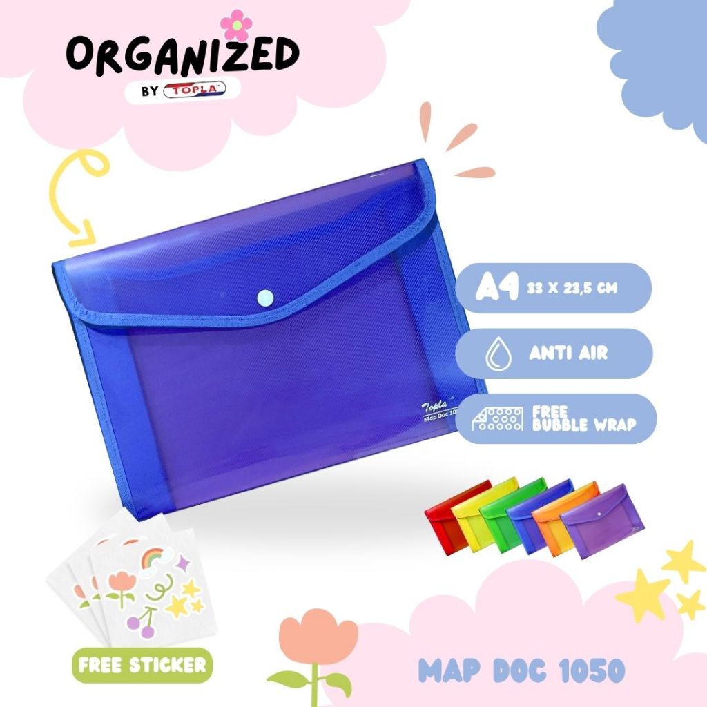 Jual Map Dokumen 1050 folder file organizer dokumen kertas berkas ...
