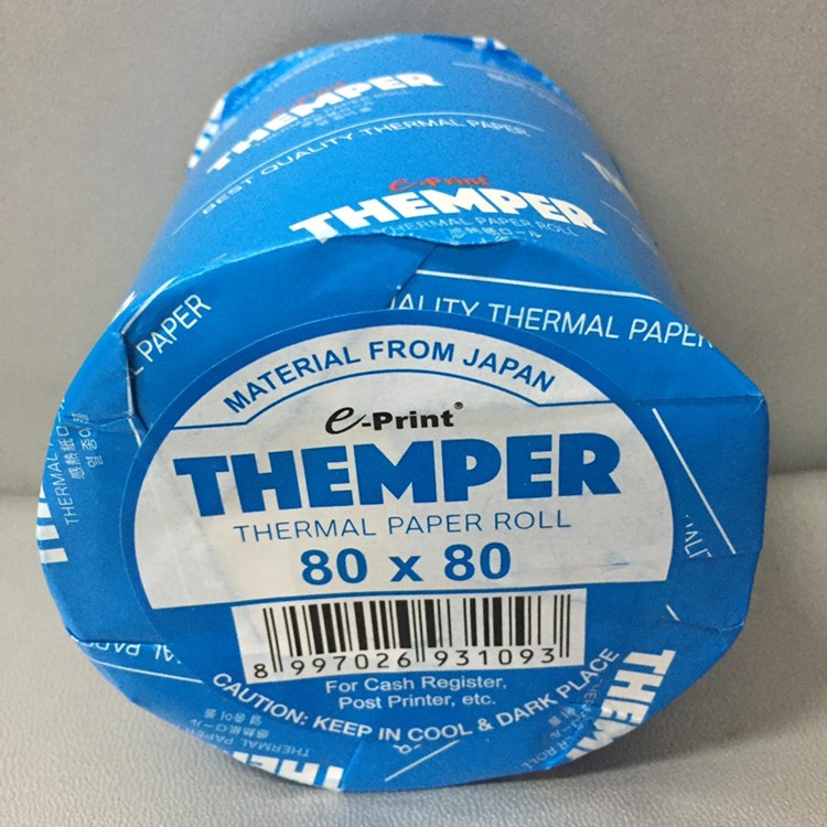 Jual Kertas Termal Telstruk 80x80 mm e-Print Themper Thermal Paper Roll ...