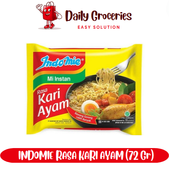 Jual Indomie Kari Ayam 72gr | Shopee Indonesia