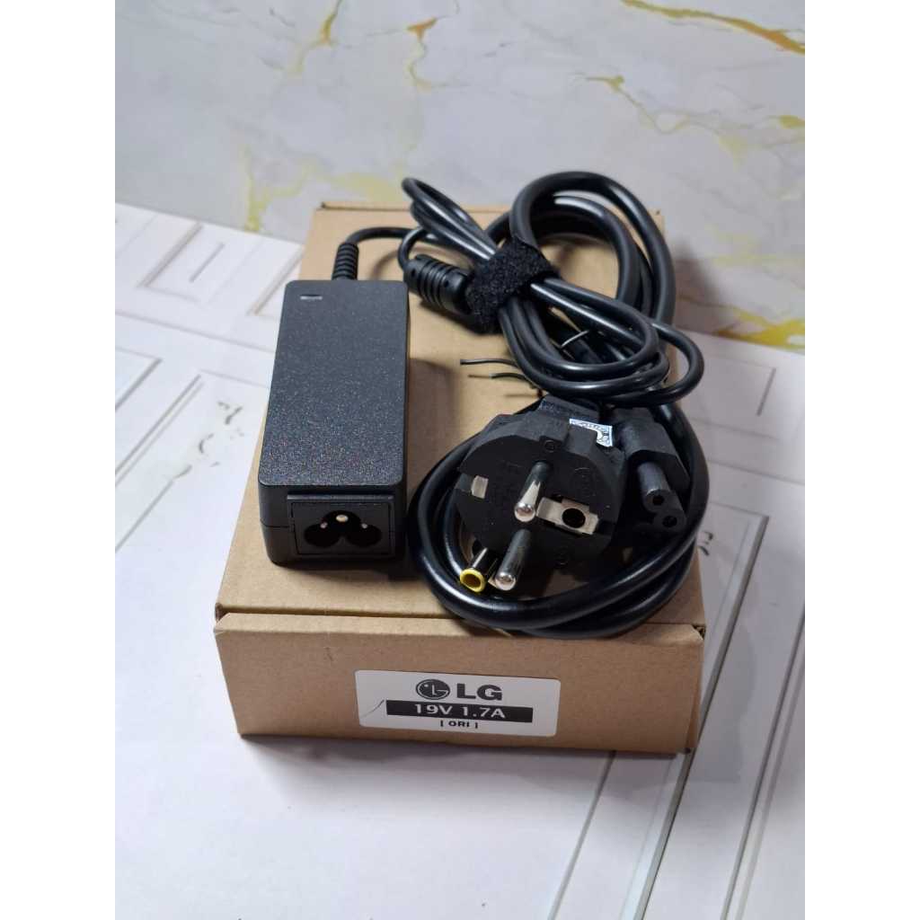 Jual Adaptor Monitor/Tv LG 19V - 1.7A Original 19volt 1.7AMPER | Shopee ...
