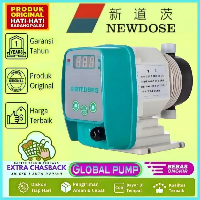 Jual Dosing pump 6 LPH Dosing pump 6 L/H Digital Newdose Dossing Pump 6 L/H | Shopee Indonesia