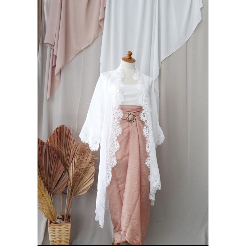 Jual SHARNA — Plain outer lace set (Viscose) | Shopee Indonesia