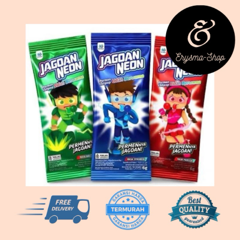 Jual ERYSMA-SHOP | JAJAN JADUL - PERMEN LOLIPOP JAGOAN NEON | Shopee ...