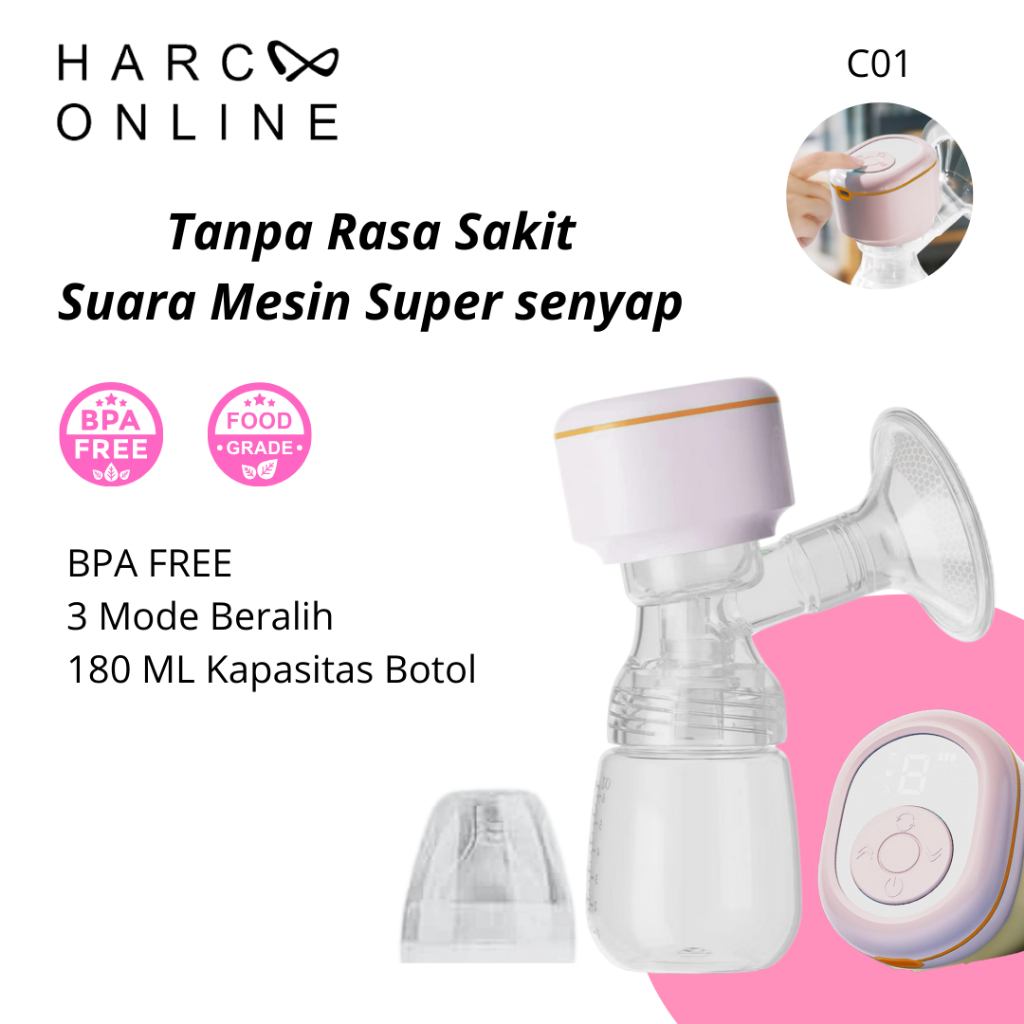 Jual HARCOO ONLINE - Pompa Asi Elektrik Portable Pompa Asi Terbaru Tanpa Rasa Sakit | Shopee ...