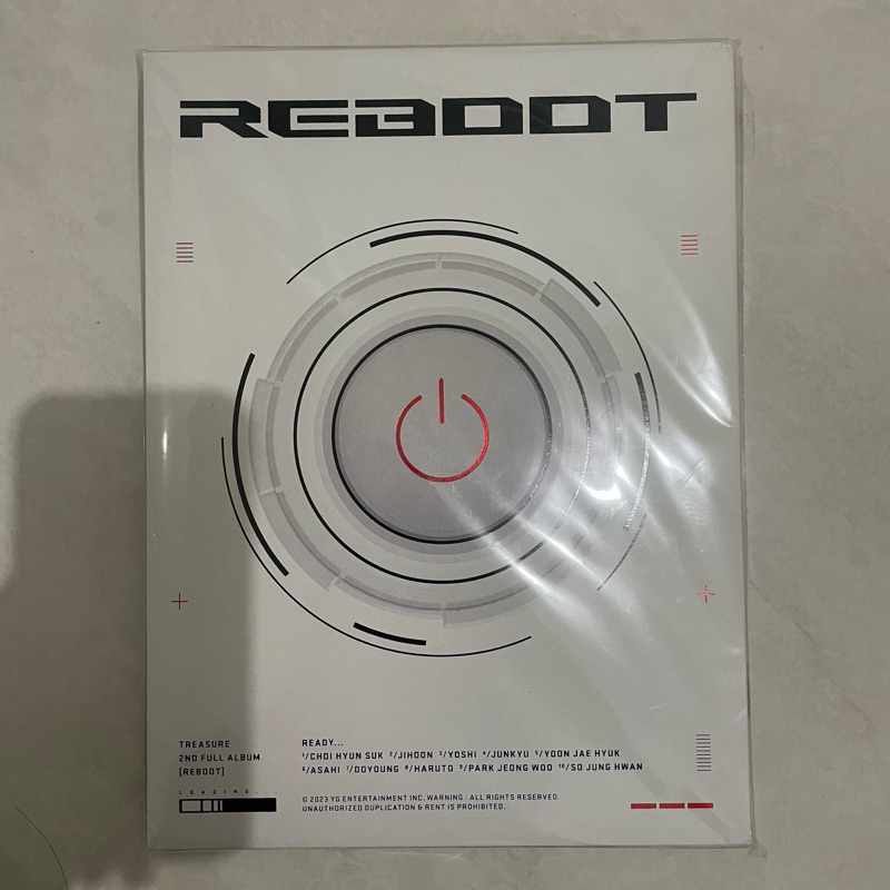 Jual TREASURE - ALBUM REBOOT WHITE VER. SEALED | Shopee Indonesia