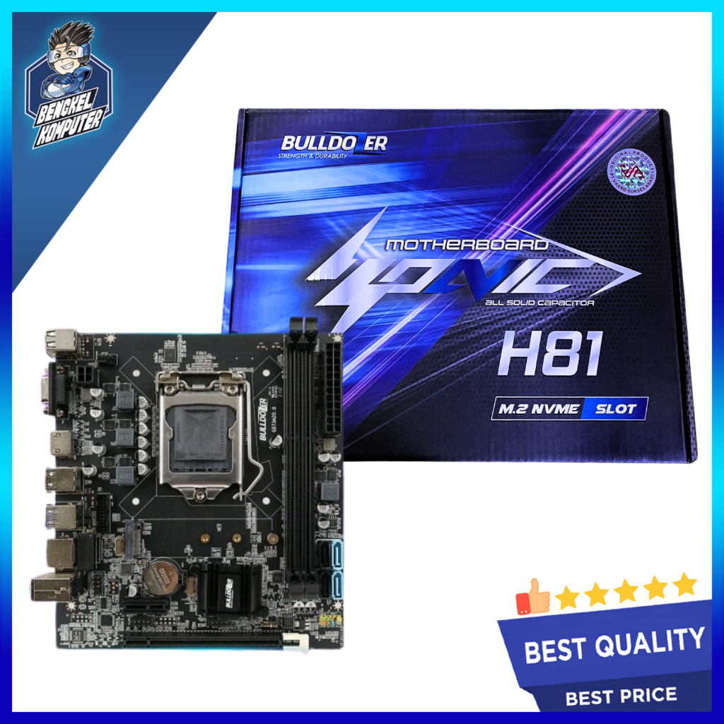 Jual MOTHERBOARD BULLDOZER H81 BLZ | Shopee Indonesia