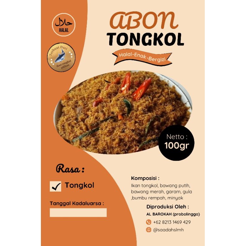 Jual ABON TONGKOL 100gr | Shopee Indonesia