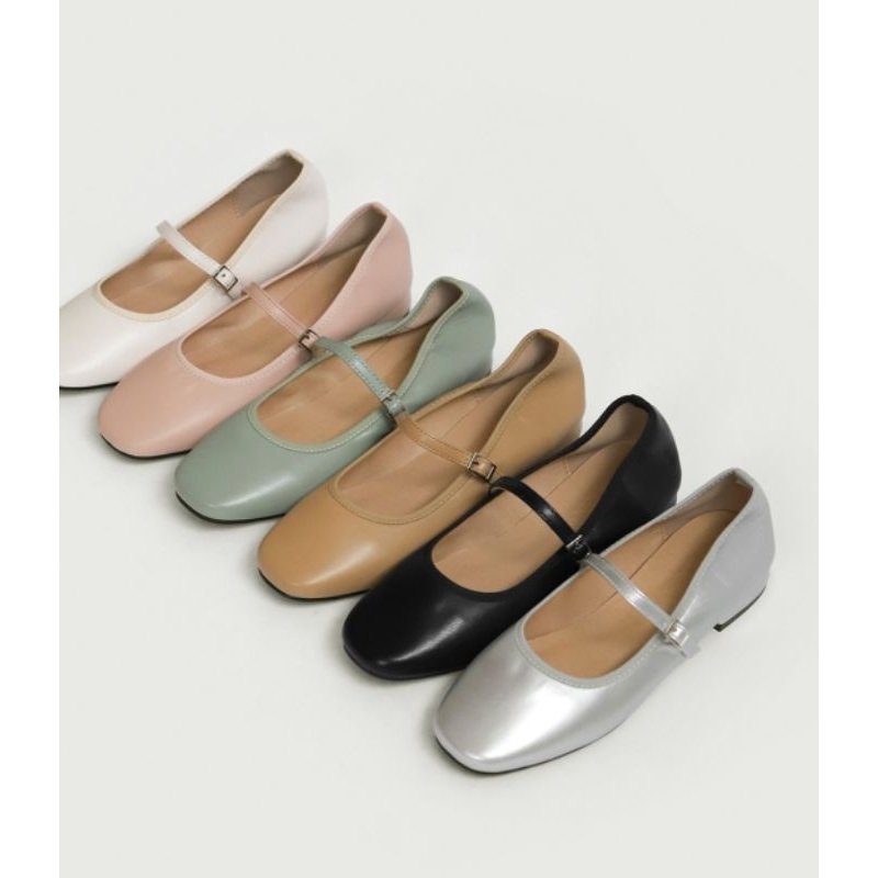 Jual SAPPUN Charlotte Mary Jane Flat Shoes Original Korea | Shopee ...