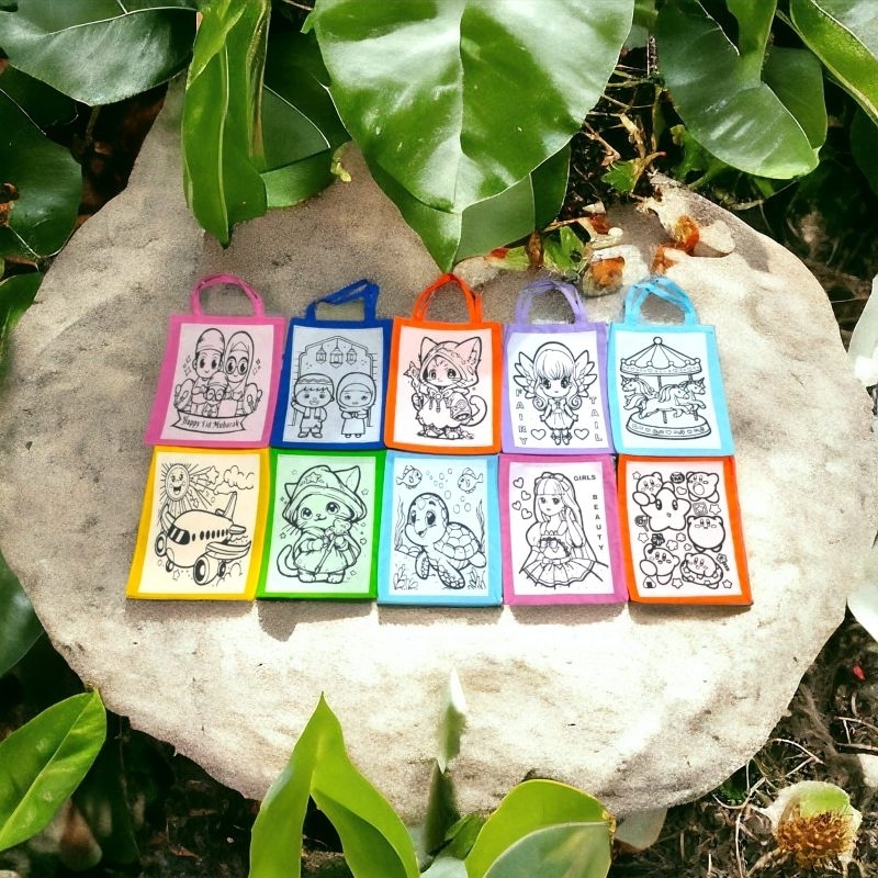 Jual Tas Lukis Mewarnai Isi 50 pcs | Shopee Indonesia