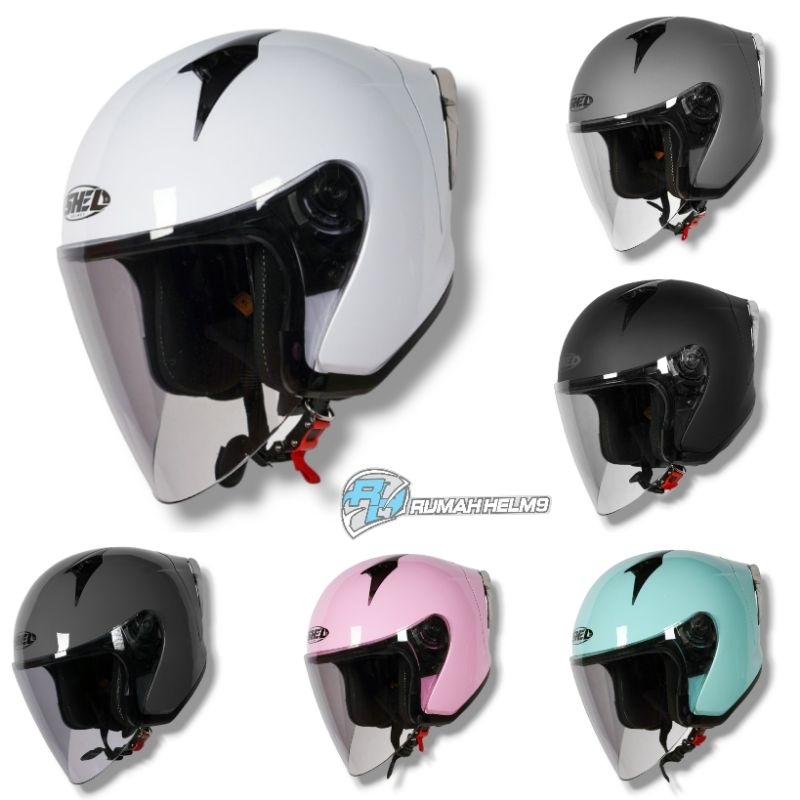 Jual HELM SHEL EQUALIZER SOLID ORIGINAL | Shopee Indonesia