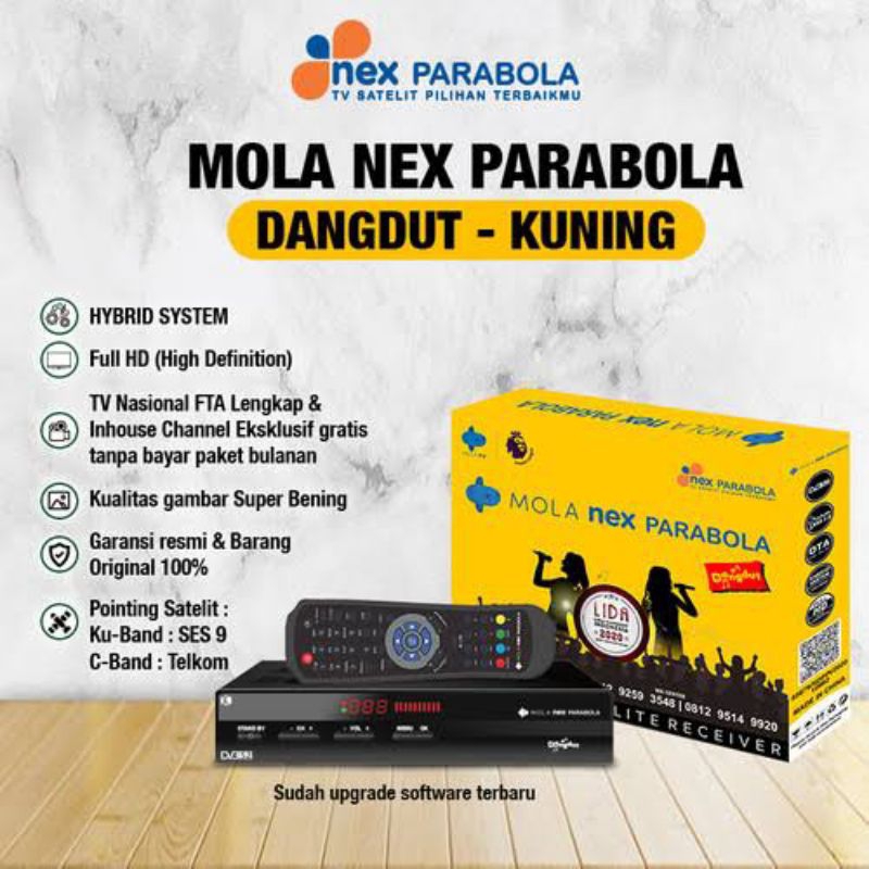 Jual Receiver Digital NEX Parabola Full HD Kuning Penerima Siaran ...