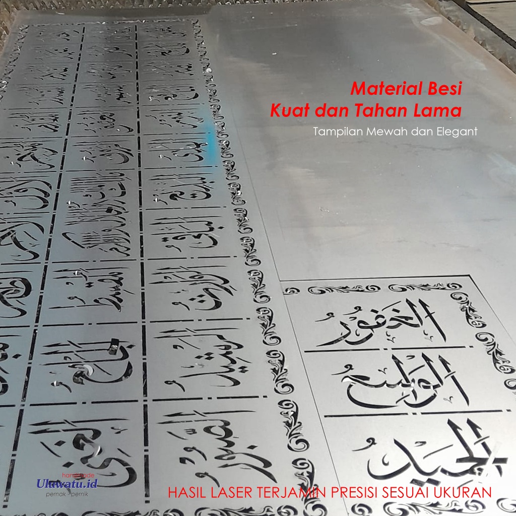 Jual Jasa Laser Cutting Besi Custom / Metal / Stainless / Aluminium ...