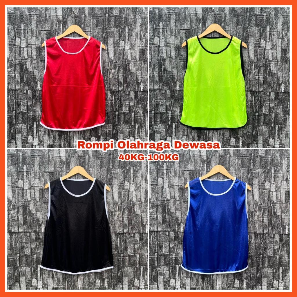 Jual Rompi Bola Futsal Pria Wanita Rompi Latihan Bola Murah COD Rompi ...