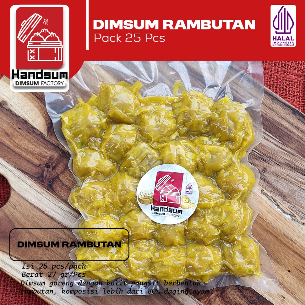 Jual Dimsum Ayam Rambutan Frozen Handsum isi 25 Pcs | Shopee Indonesia