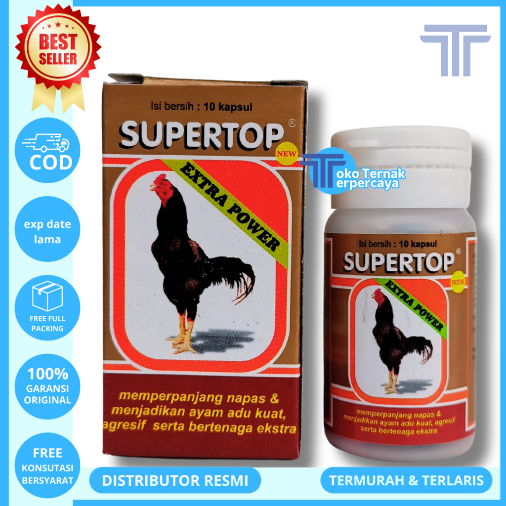 Jual SUPER TOP 10 KAPSUL MEDION - Vitamin Ayam Jago Pejantan - Vitamin ...