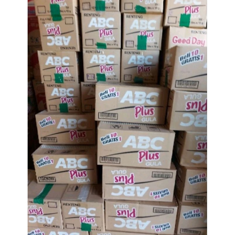 Jual kopi abc plus gula 1 dus | Shopee Indonesia