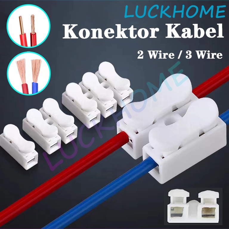 Jual Bagus Dipakai Kabel Terminal Quick Connector Sambungan Kabel ...