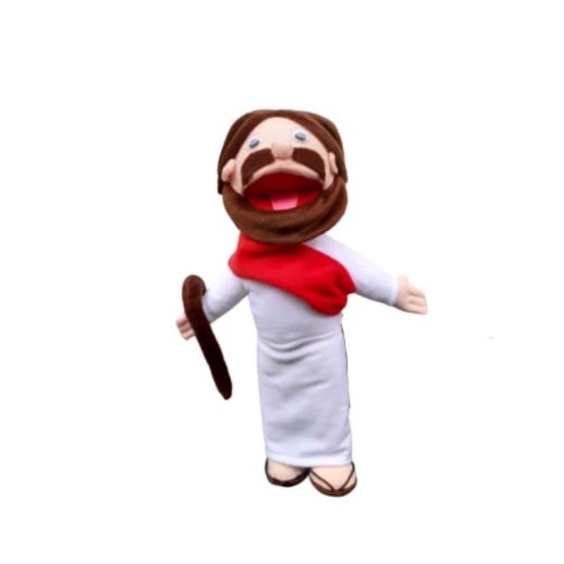 Jual BONEKA ALAT PERAGA HAND MUPPET KARAKTER TUHAN YESUS JESUS PLUSH ...