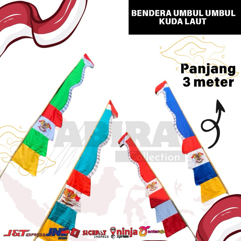 Jual BENDERA UMBUL UMBUL KUDA LAUT 1 KODI (20 pcs) | Shopee Indonesia
