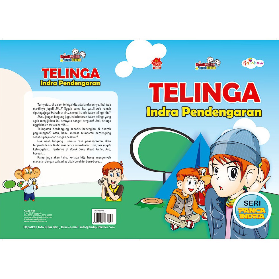 Jual HARGA GROSIR Komik Sains Bocah Pintar Telinga Indra Pendengaran ...