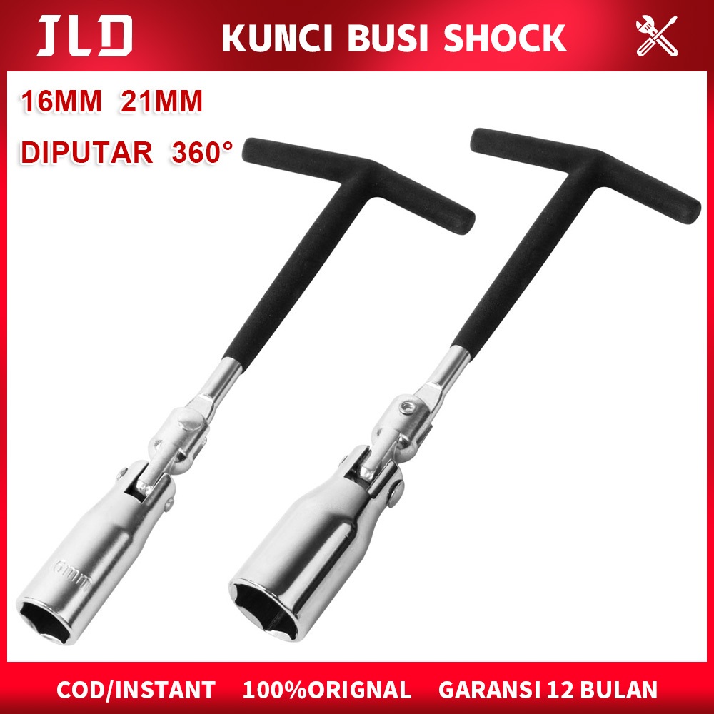 Jual JLD Kunci Busi 16 22MM / Kunci Sock Busi Flexsibel 360° / Kunci ...