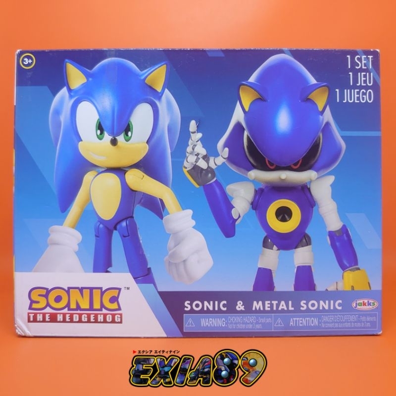 Jual Sonic The Hedgehog 4-Inch Articulated Action Figure Set - Sonic ...