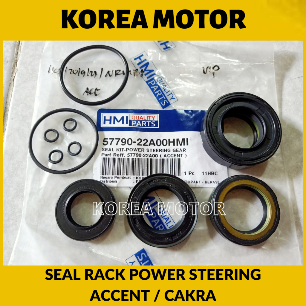 Jual Seal Rack Power Steering Hyundai Accent Cakra Stir Sil Rack HMI ...