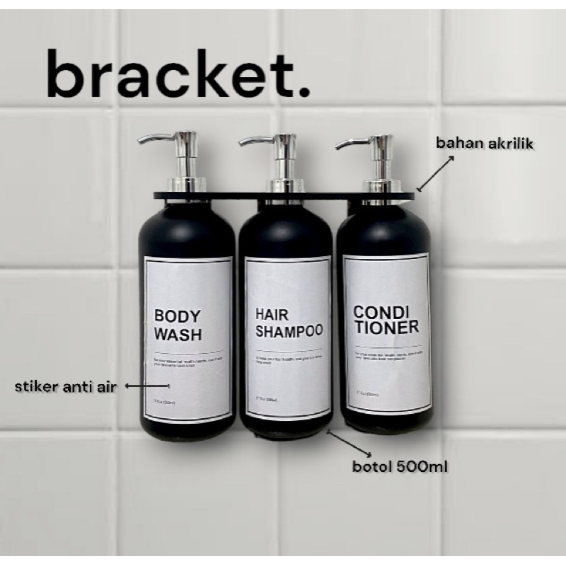 Jual Dispenser sabun cair 500ml,dispenser sabun hotel,gantungan botol ...