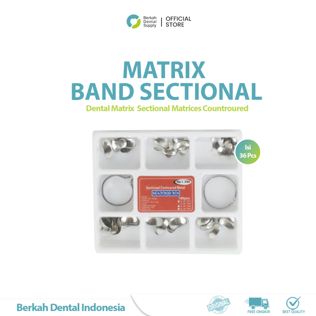 Jual Dental Matrix Sectional Contoured Metal | Shopee Indonesia