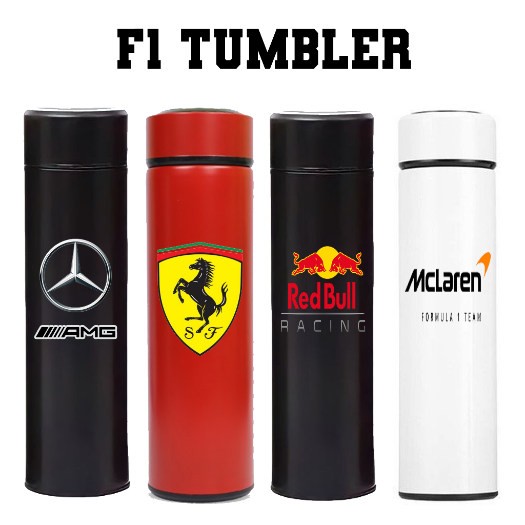 Jual Tumbler F1 merch - Red Bull Ferrari McLaren Mercedes team racing ...