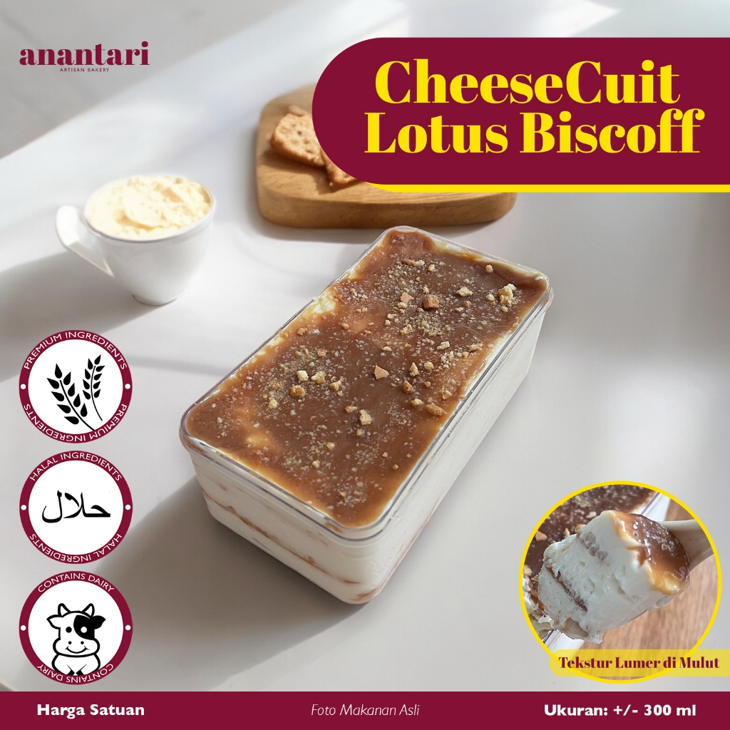 Jual Cheesecuit Biscuit Cheese - Lotus Biscoff, Buah Buahan | Shopee ...