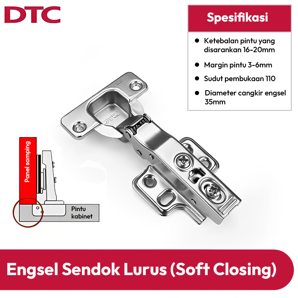 Jual ENGSEL LACI, ENGSEL KABINET, ENGSEL SENDOK LURUS (SOFT CLOSING ...