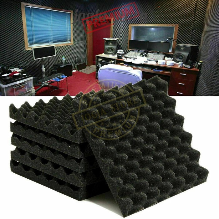 Jual 12 Pcs Busa Peredam Suara Busa Telur & Piramid Sound Silencer ...