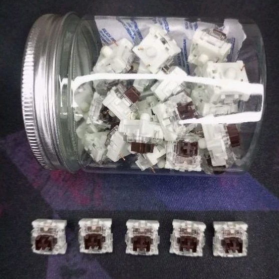 Jual brown switch low profile mechanical keyboard | Shopee Indonesia