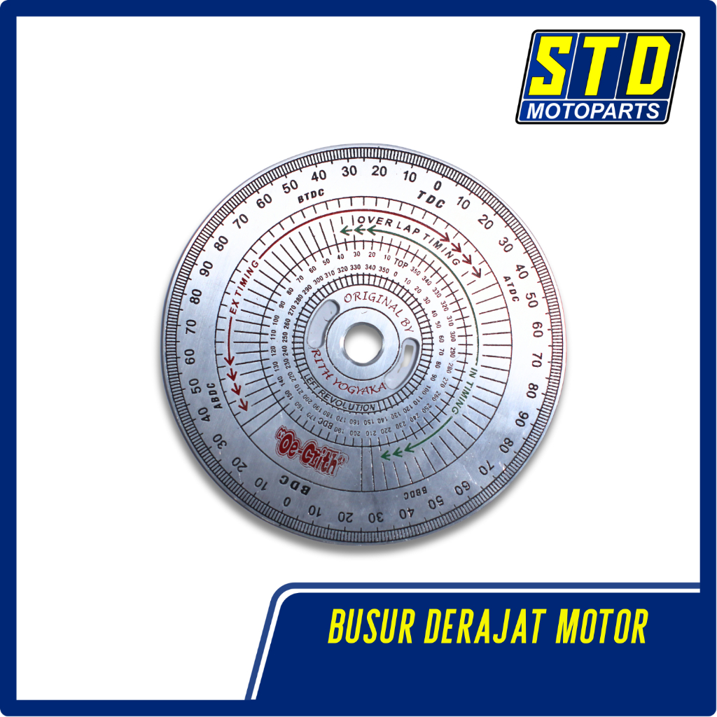 Jual Busur Derajat Motor Aluminium tebal 5 mm | Shopee Indonesia