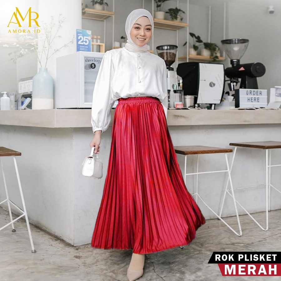 Jual Rok Plisket Khusus Merah Putih Lengkap Warna Seragam Acara 17 ...