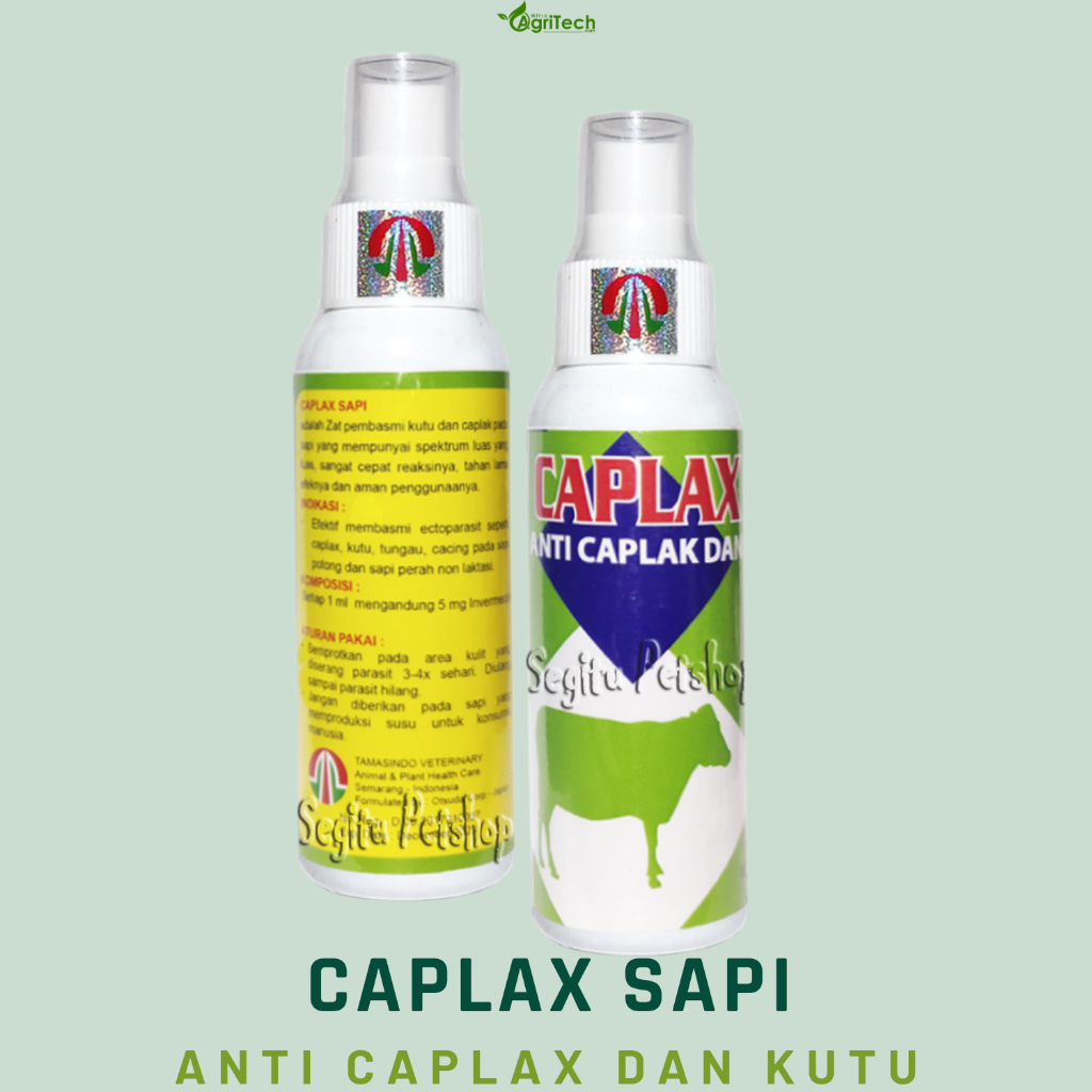 Jual CAPLAX SAPI SPRAY SEMPROT 120ML OBAT SAPI KERBAU BASMI KUTU CAPLAX ...