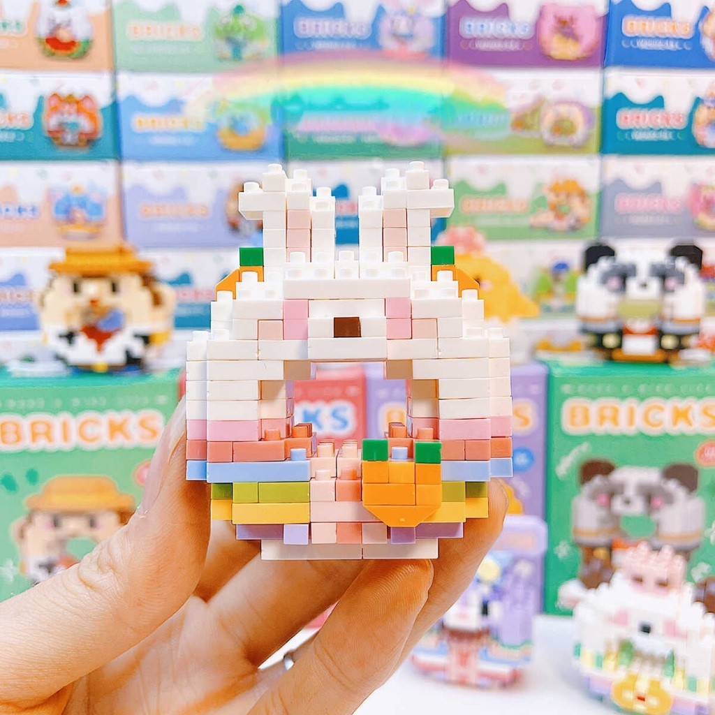 Jual HIASAN DONUT Block Mainan Balok Susun Building Block Blok Bricks ...