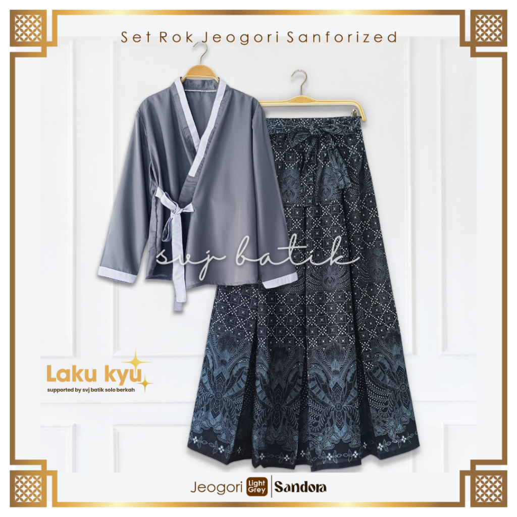 Jual Setelan wanita modern kekinian batik one set rok hanbok korean ...