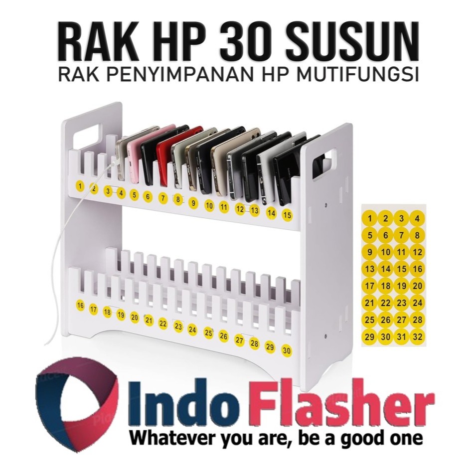 Jual Rak HP 30 Susun dan 40 Susun Slot Dinding Serbaguna Model Baru ...